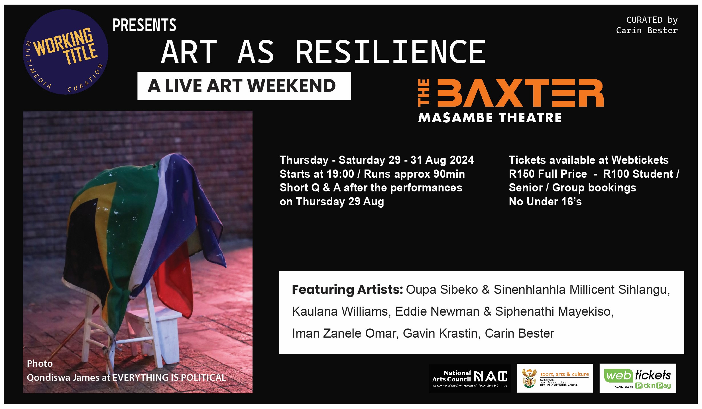 Interview: Live Art Weekend’s Art as Resilience, breaking the bubble of ...